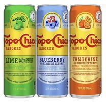 Topo Chico Natural Beverage, Tangerine, Lime, Blueberry Flavored ...