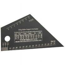 Notched Straight Edge and Fret Rocker Fretboard Ruler Bass Guitar Neck ...