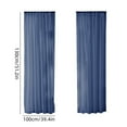 CREATITOY 1 Pc 51.2x39.4In Sheer Curtain - Semi-Transparent Window ...