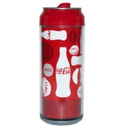 Coca Cola Logo Ruby Red Plastic Tumblers Set of 4 - 16oz (Coke ...