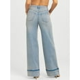 Jessica Simpson Women's Freesia Wide Leg Jeans, 32" Inseam Regular ...