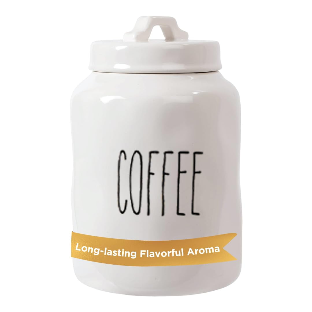 Click here for Truu Design Ceramic Coffee Jar  Modern Rae Dunn Fa... prices