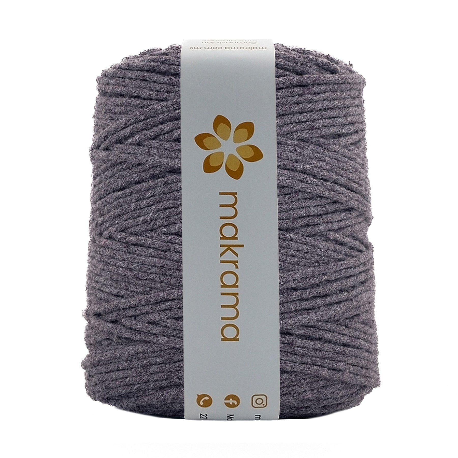 Hilaza Algodón 3mm Makrama 1kg Morado Zarza | Walmart en línea