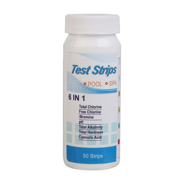 50 Count Pool Test Strips, Pool and Spa Test Strips for Hot Tub ...