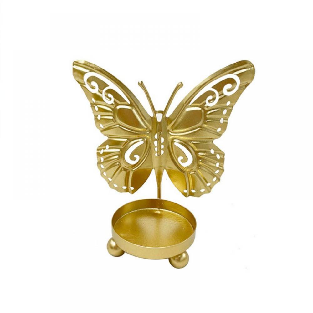 Butterfly Candle Holder Exquisite Shape Table Candlestick for Romantic ...