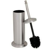 Bath Bliss Stainless Steel Trash Can, Plunger, and Toilet Brush Iron ...