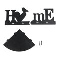 CaraMart Wooden Wall Hanging Display Rack Creative Letter Pattern Wall ...