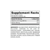 Equate Calcium Citrate + D3 Petites Tablets Dietary Supplement, 200 ...