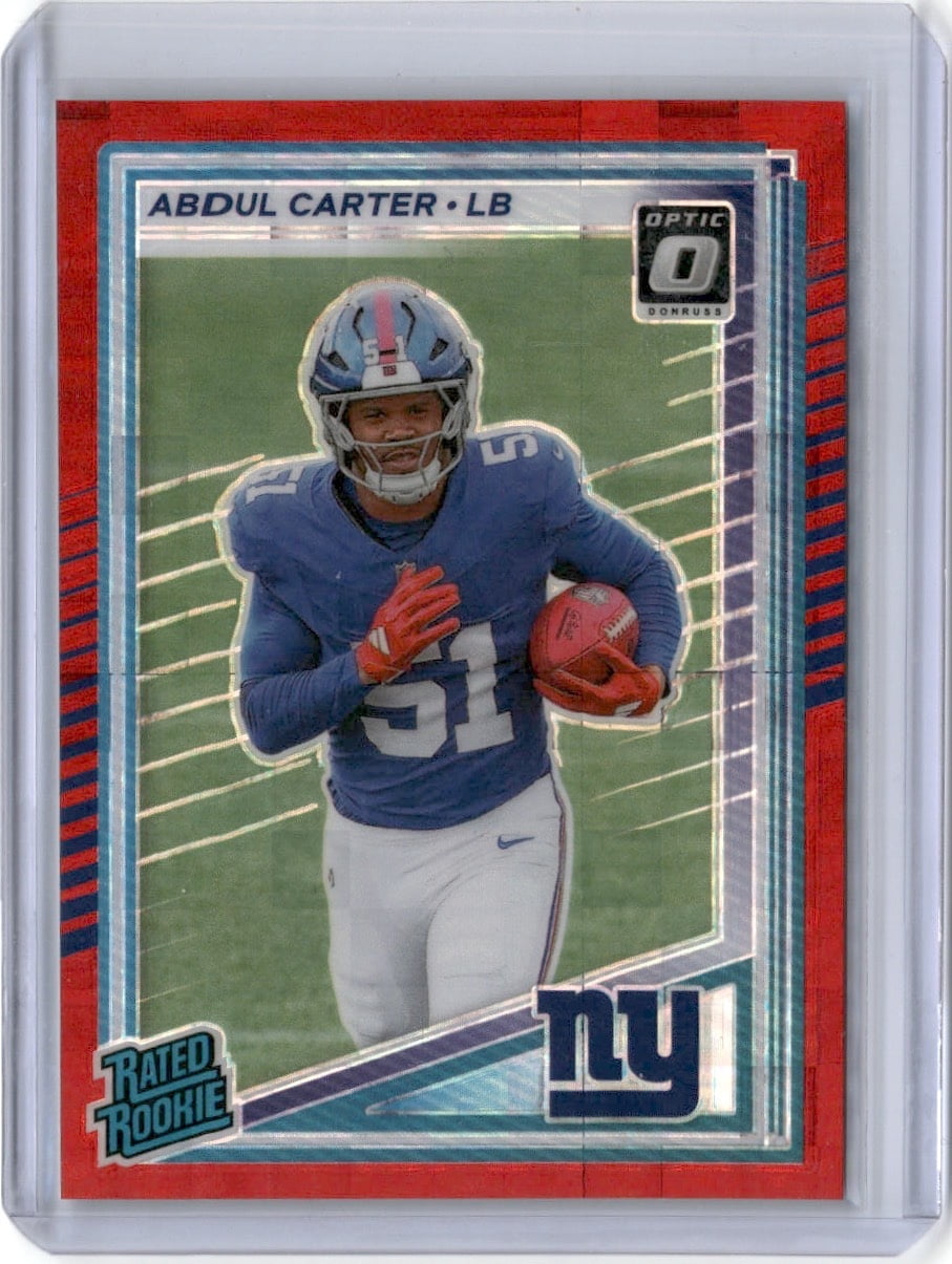 2025 Panini Donruss Optic Abdul Carter #315 Red Preview RC - Walmart.com
