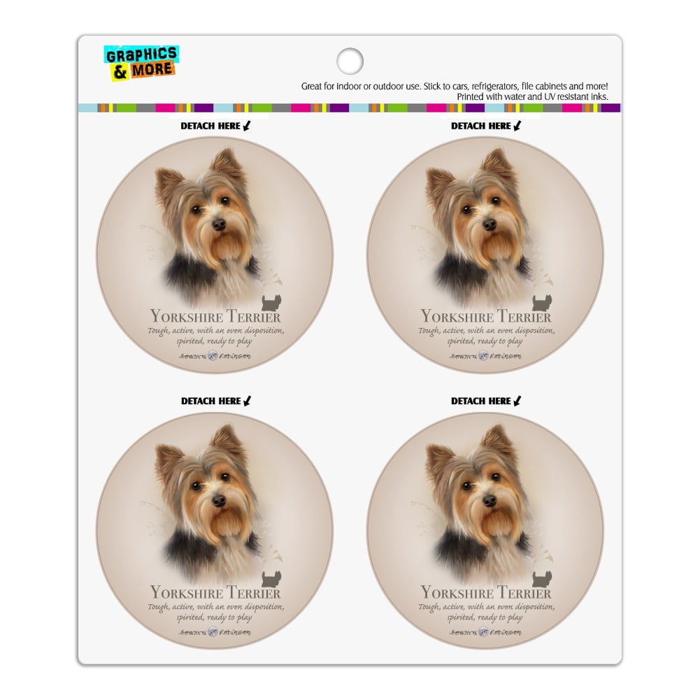 Yorkshire Terrier Yorkie Dog Breed Refrigerator Fridge Locker Vinyl ...
