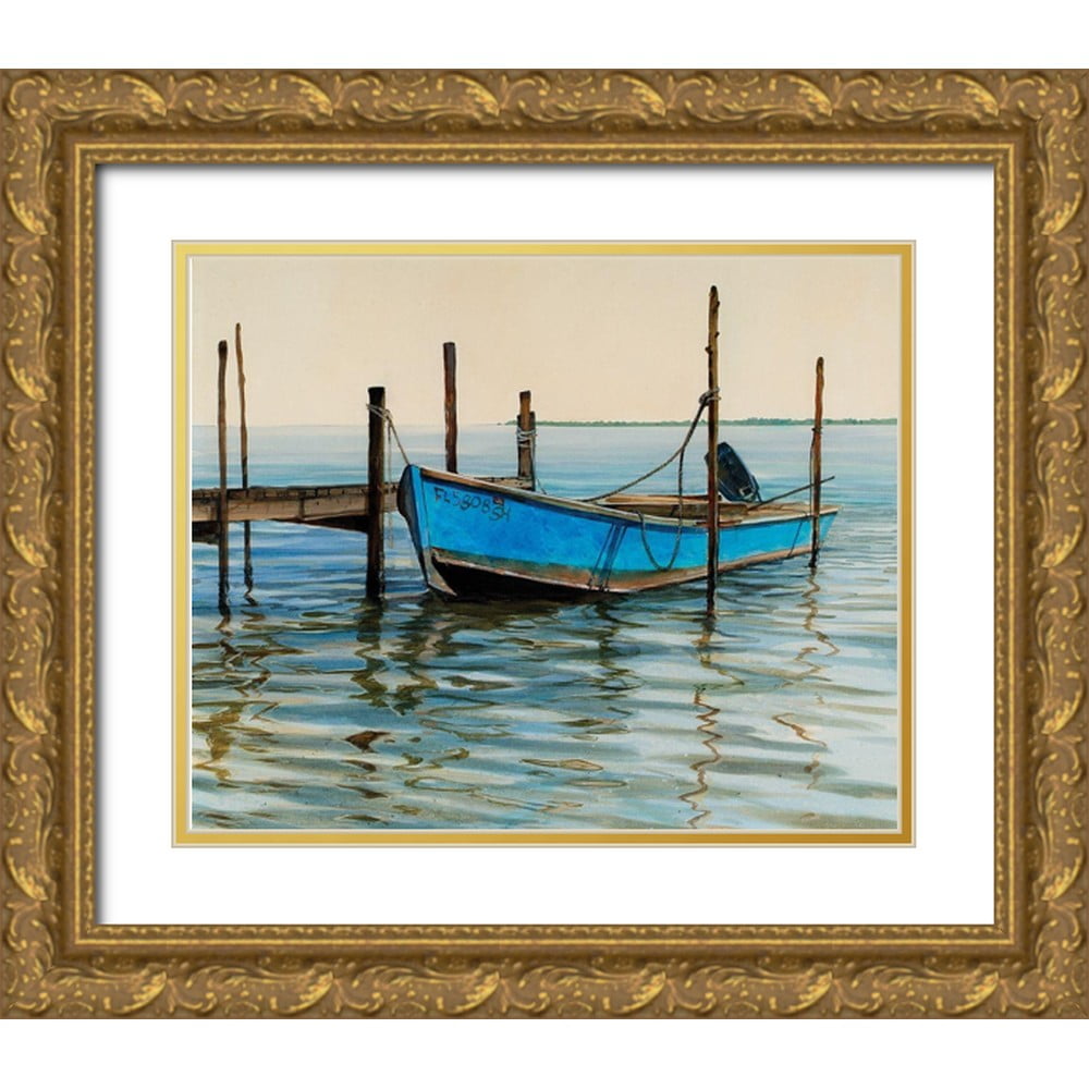 Bansemer Roger 14x12 Gold Ornate Wood Framed With Double Matting