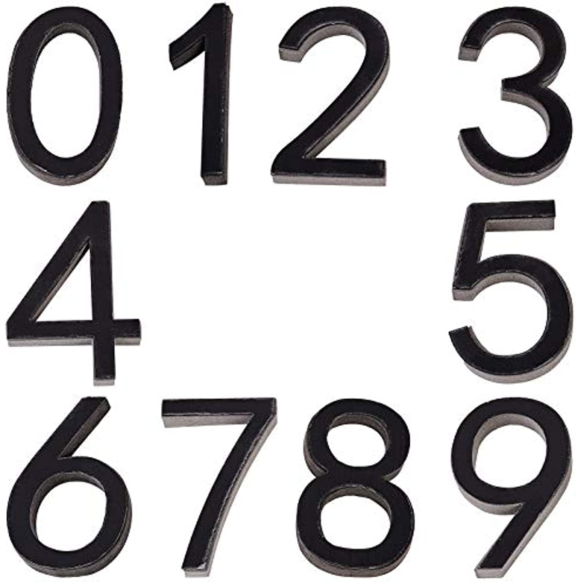 10PCS Mailbox Numbers 3 Inch Self-Adhesive Door House Numbers Street ...