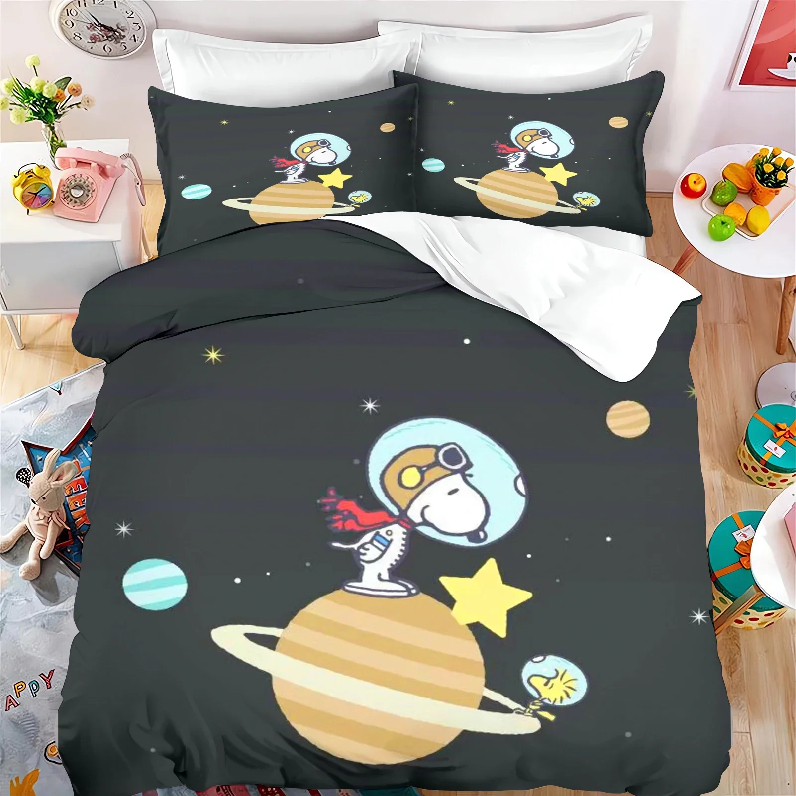 Click here for Yingd Snoopy Cartoon Duvet Cover Cute Printed Chil... prices