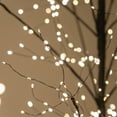 5 Ft Black Fairy Light Tree Home Accents Decoration with 570 Warm White ...