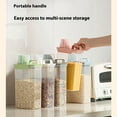 Large Capacity Plastic Food Storage Can for Grains and Rice - Airtight ...