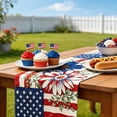 Avdolw Patriotic Tablecloth with Festive Patterns – Reusable Washable ...