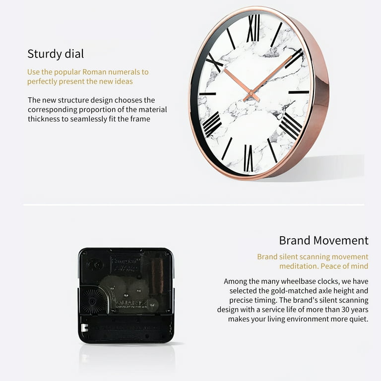 Roman Numerals Clock Fancy