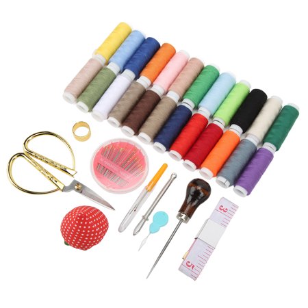 Needle Thread Kit, Sewing Set Convenient Storage 24 Color Sewing Thread ...