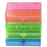 Set Of 4 Stackable and Colorful Storage Boxes : ( Pack of 1 Pc ...