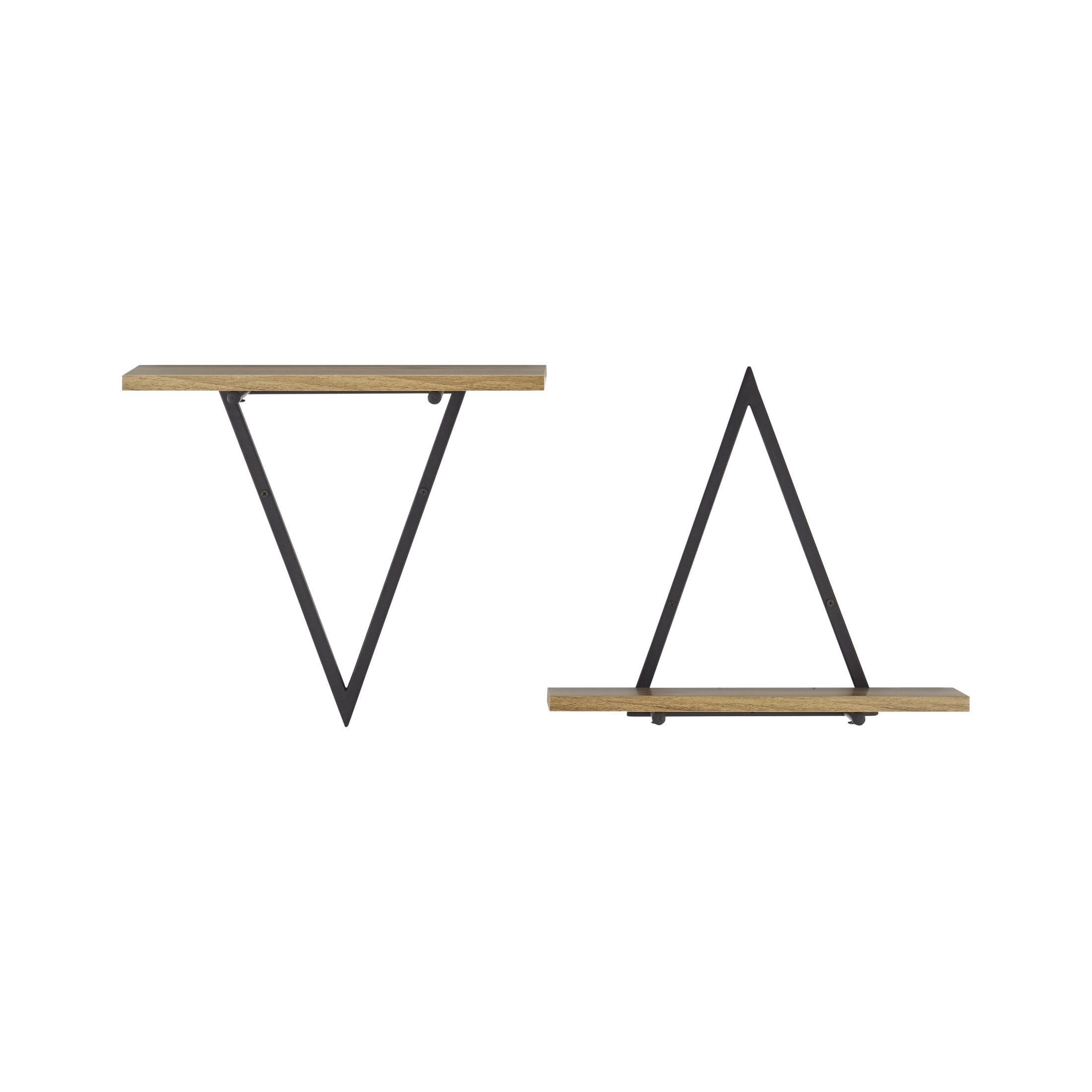 Danya B. Contemporary Decorative Triangle Accent Wall Shelf Set of 2 ...