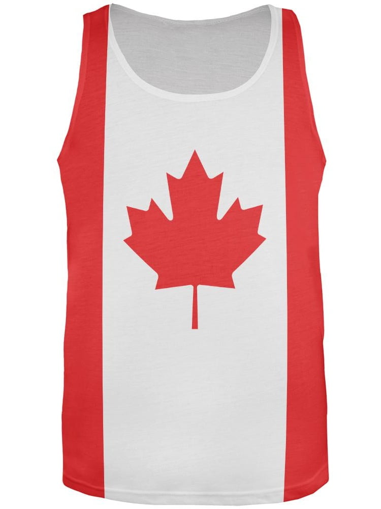 Canadian Canada Flag All Over Mens Tank Top Multi X-LG - Walmart.com