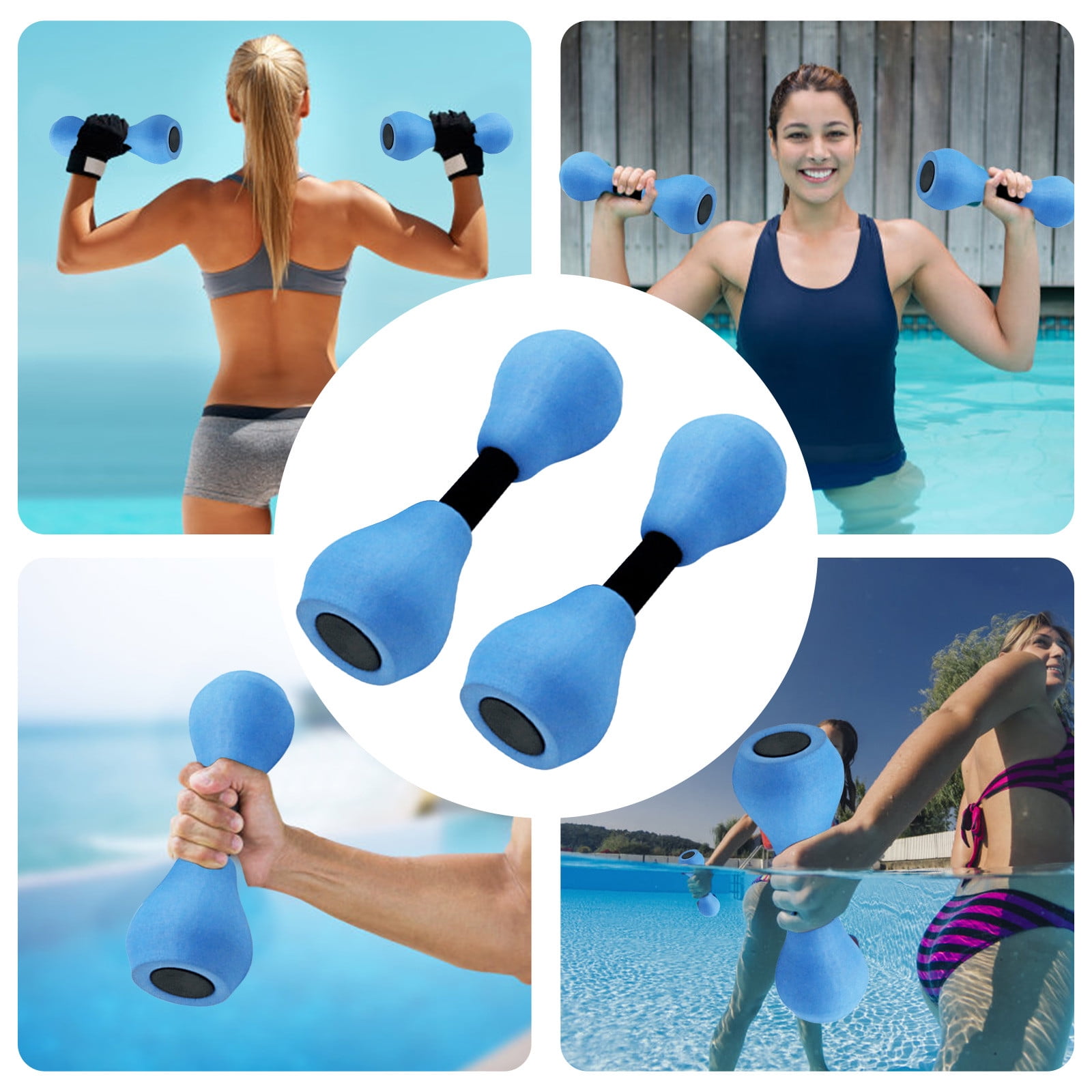 Click here for Unbranded Aqua Fitness Foam Dumbbell Water Aerobic... prices