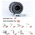 Universal Tap Connector Adapter Mixer Kitchen Garden Hose Pipe Joiner