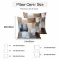 Abstract Gray Brown Outdoor Pillow Covers 20x20 Inch Throw Pillow ...