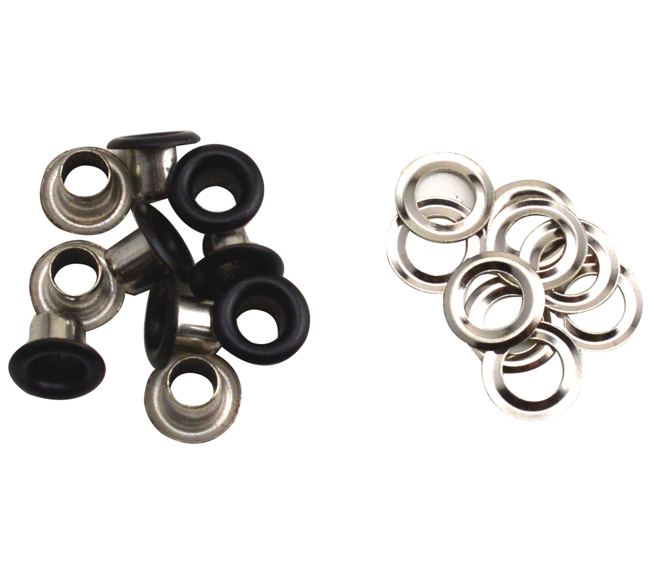 Fenggtonqii 3mm Hole Diameter Matte Black Grommets Eyelets with Washer ...