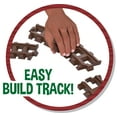 LINCOLN LOGS Sawmill Express Train - Real Wood Logs - Buildable Train ...