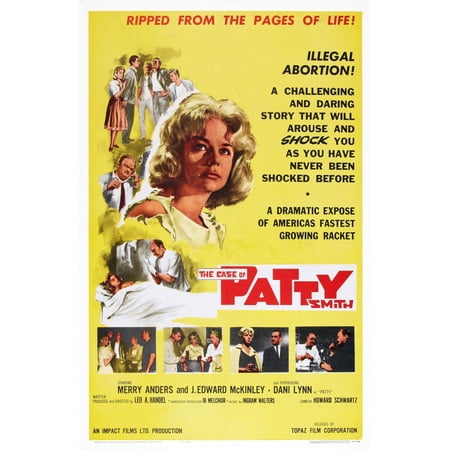 Patty (Aka The Case Of Patty Smith) Us Poster Art Top: Dani Lynn 1962 ...