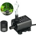 fountain pump ultra-quiet DC12V 10W 400L/H lift 400cm mini brushless ...
