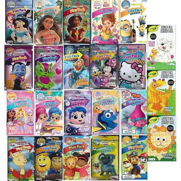 Grab And Go Coloring Packs