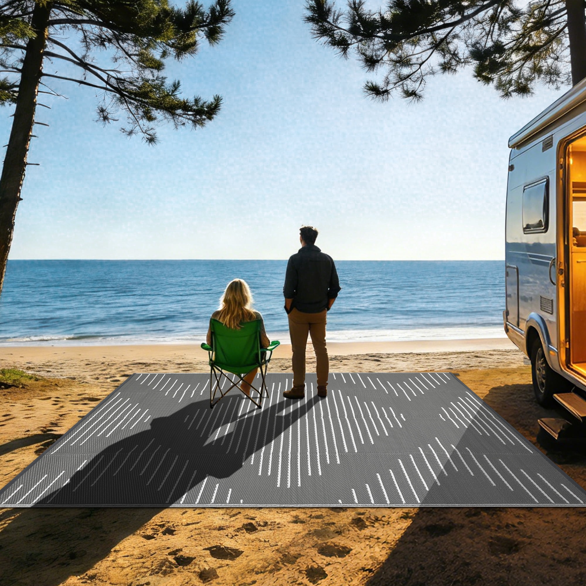 Click here for Tropow Outdoor Rug - 8x10 Waterproof Reversible Pl... prices