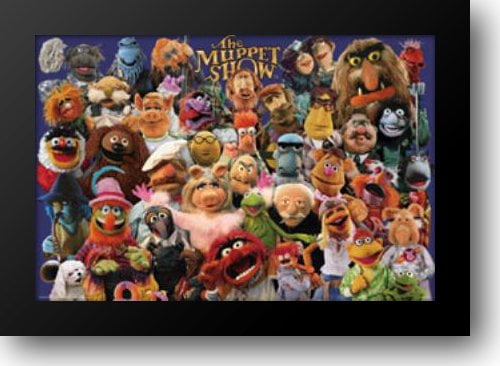 Muppet Show (Cast) 40x28 Framed Art Print - Walmart.com