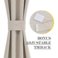 100% Blackout Curtain for Door Window - Privacy Room Darkening Shade ...