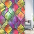 Window Privacy Film, Stained Glass Window Decals, Static Cling ...