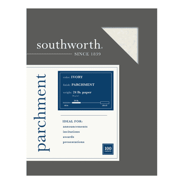 Southworth Parchment Specialty Paper, 24 lb., 8-1/2" x 11", Copper ...