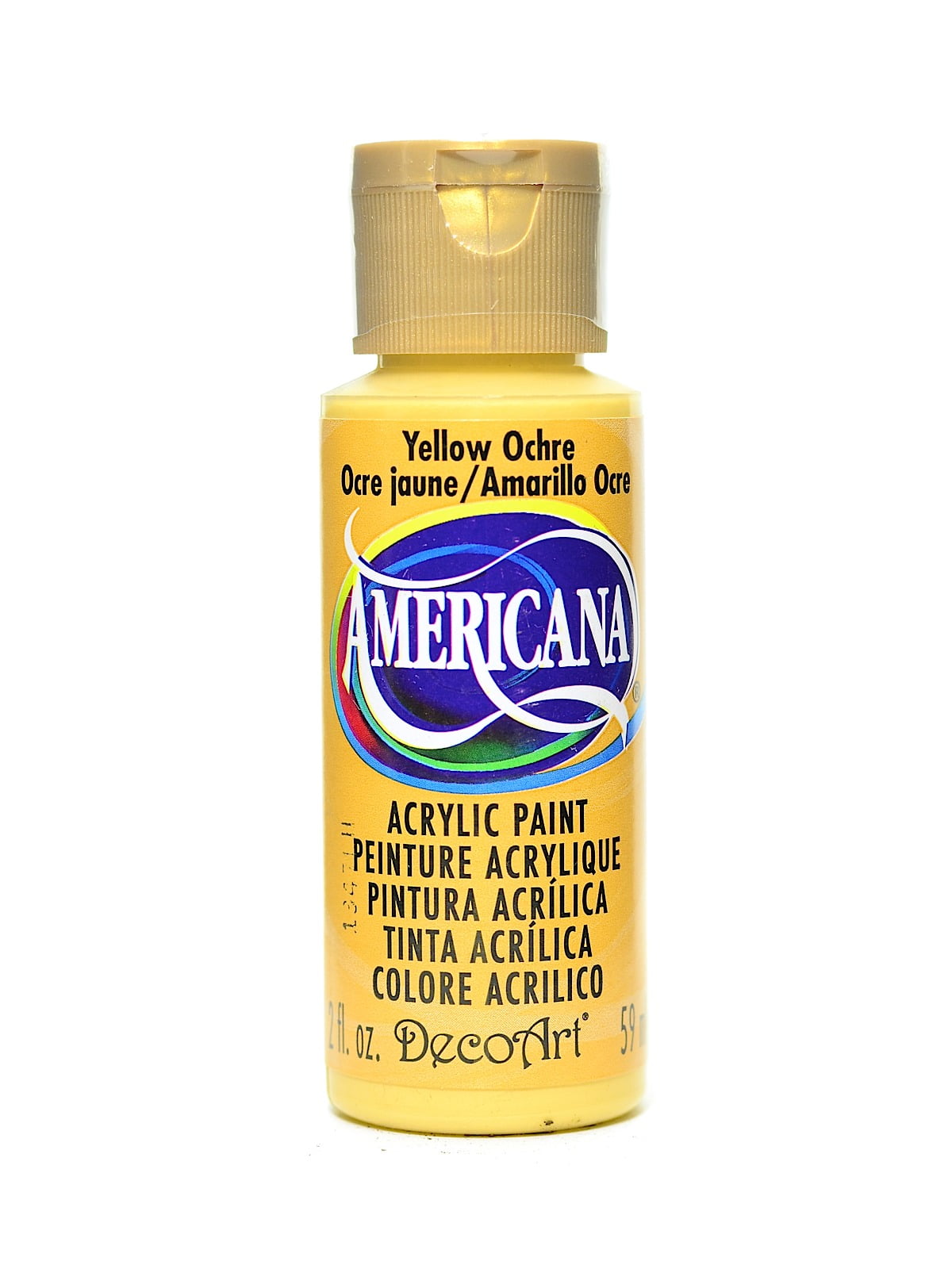 Americana Acrylic Paints yellow ochre, 2 oz. (pack of 8) - Walmart.com