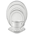 Lenox Opal Innocence 5-Piece Dinnerware Settings, White Bone China ...