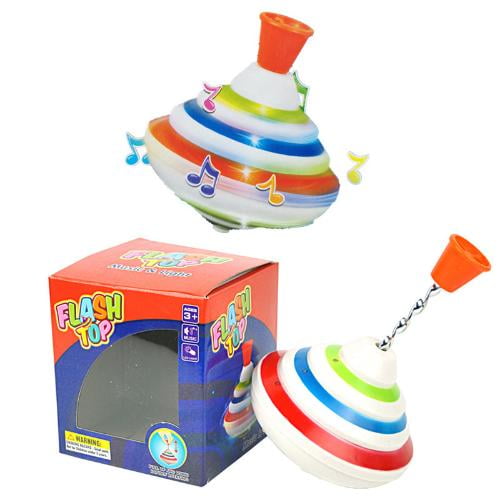 Click here for Jiuou Press Spinning Top Light Up Flashing Music S... prices