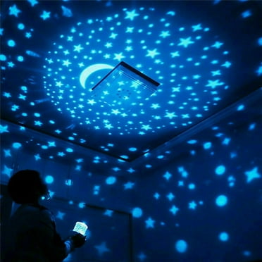 Romantic LED Starry Night Lamp 3D Star Projector Light for Bedroom ...
