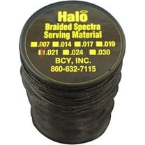 BCY 62 Braided .021 75 yds. Center Serving, Black/White - Walmart.com