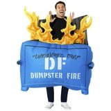 Rubies II Halloween Blow Up Dumpster Fire Disguise - Adult Inflatable ...