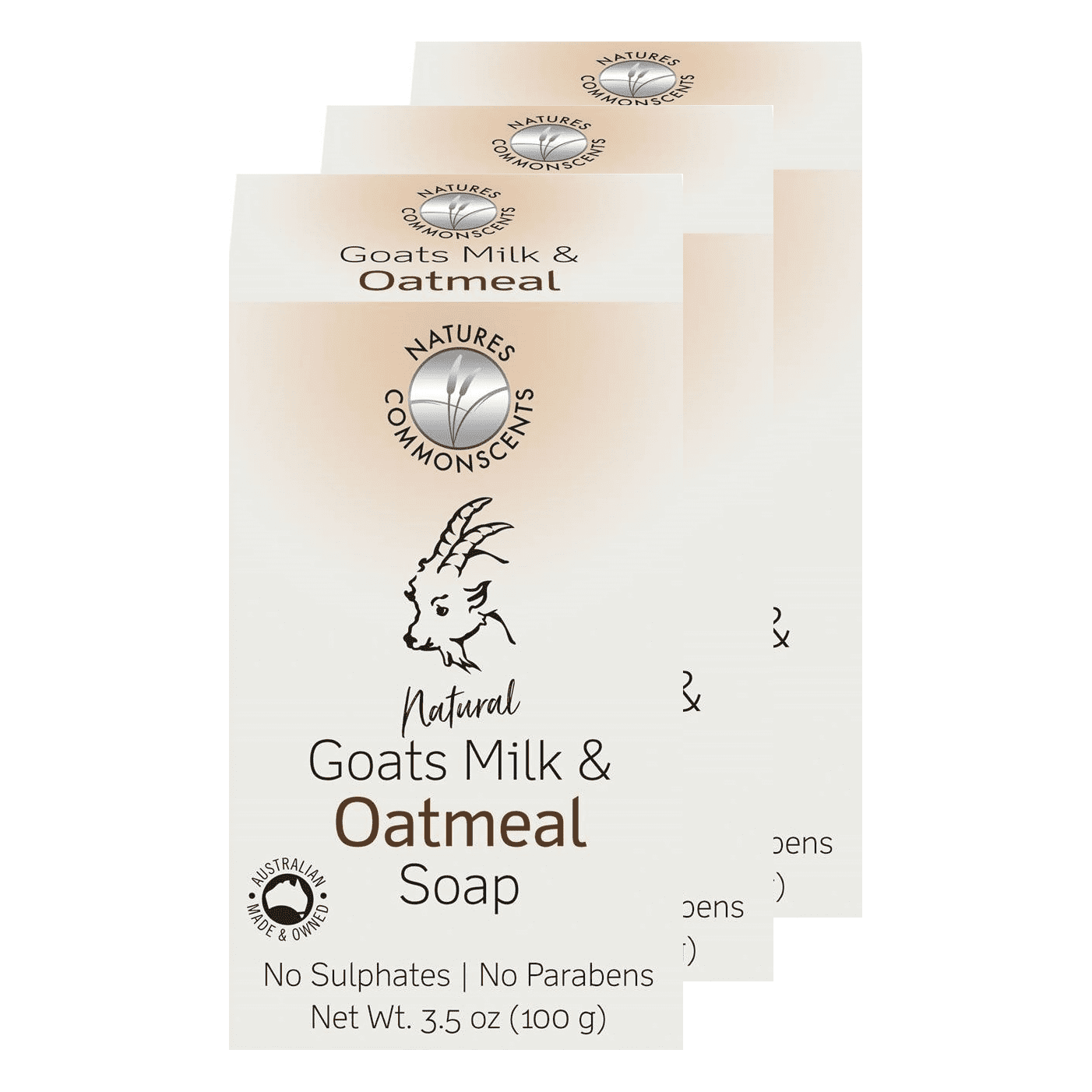 Natural Goats Milk & Oatmeal Soap (3 Pack) - Walmart.com