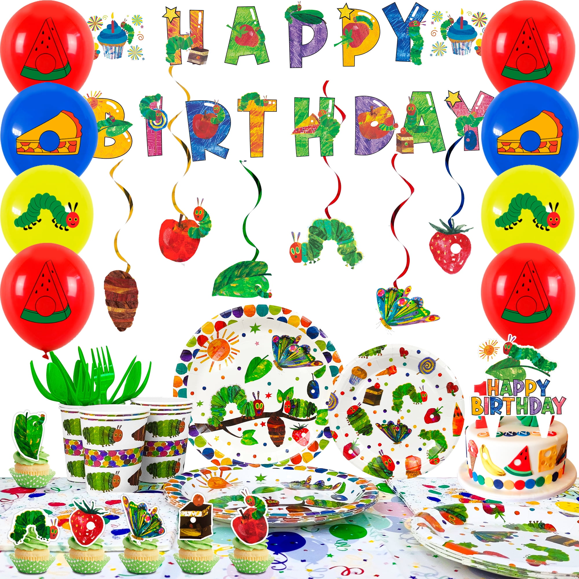 Click here for Elifjoydeco The Very Hungry Caterpillar Party Supp... prices