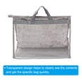 Unique Bargains Clear Purse Storage Organizer Dustproof Cover Light ...