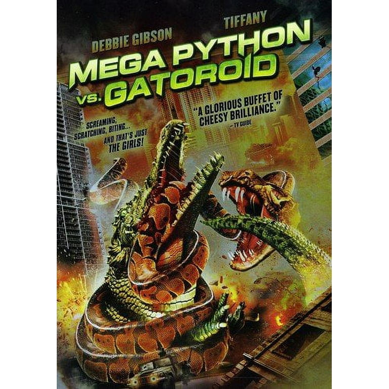 Gif Mega Python Contro Gatoroid