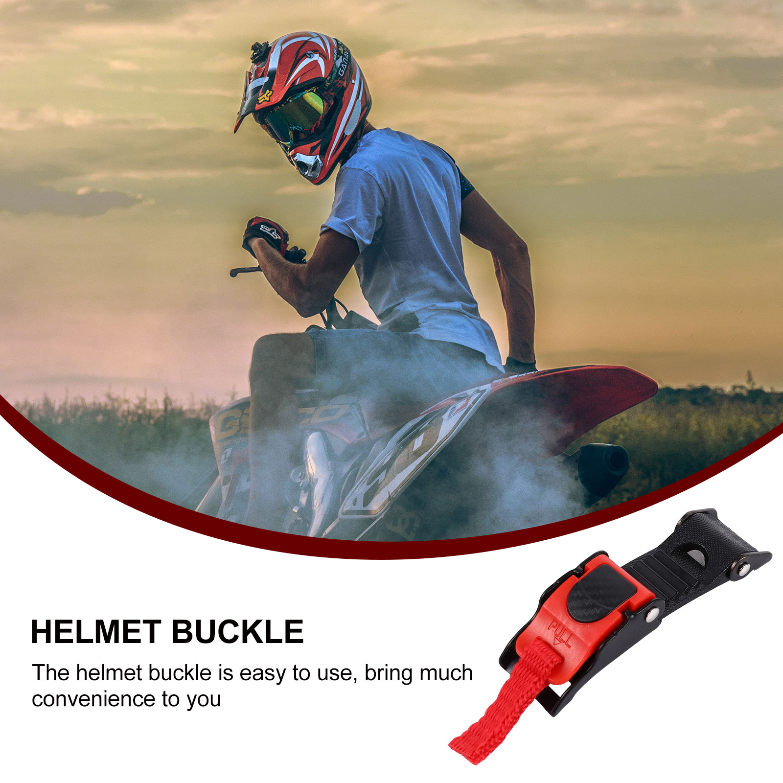 3pcs Helmet Buckle Safety Hat Buckle Helmet Supplies Helmet Accessories ...