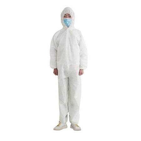 Disposable Protective Coverall Hazmat Suit, Heavy Duty Painters ...